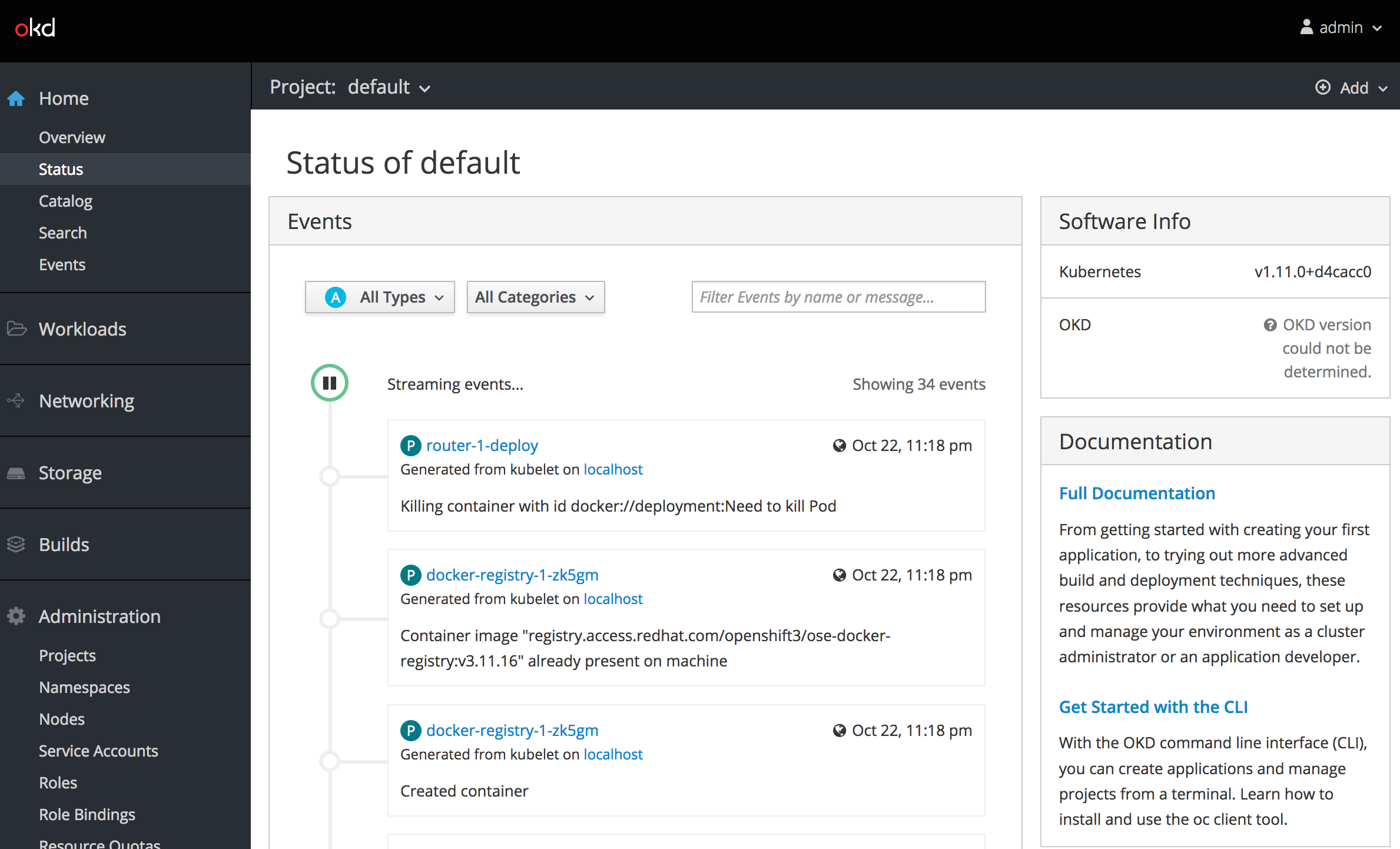 Openshift Cluster Console Events Block 87 